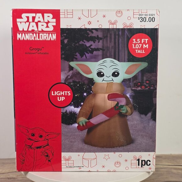 Star Wars | Holiday | Star Wars Mandalorian Grogu 35 Ft Lightup ...